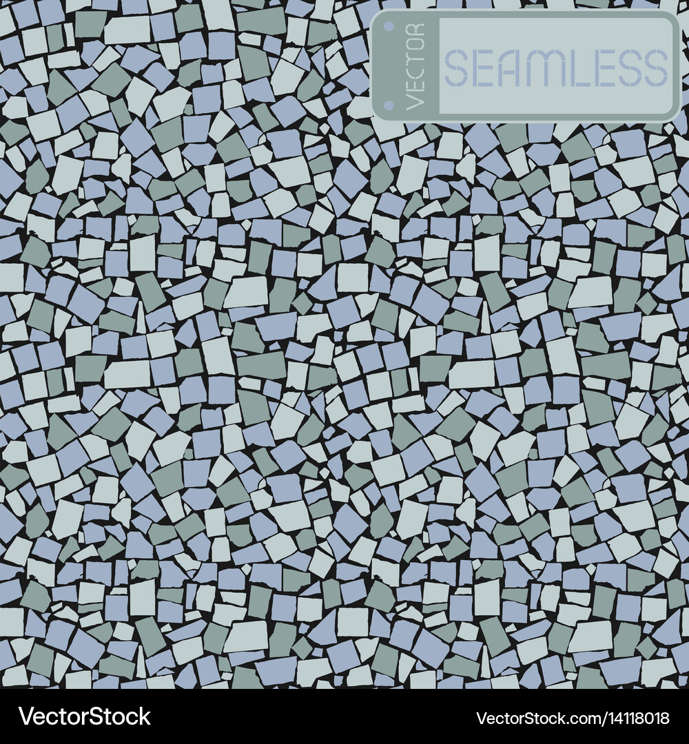 Seamless texture of blue grey and white three Vector Image