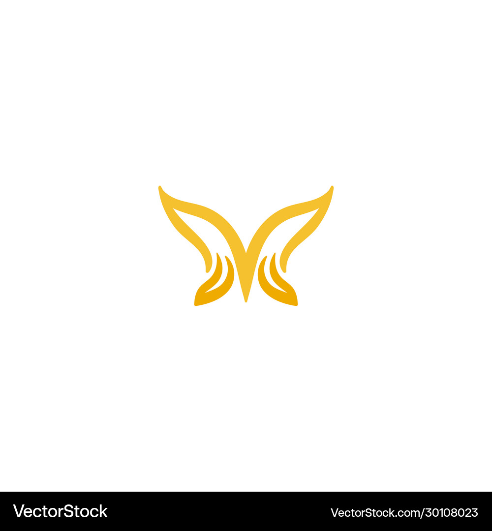 Colorful butterfly logo ideas inspiration Vector Image