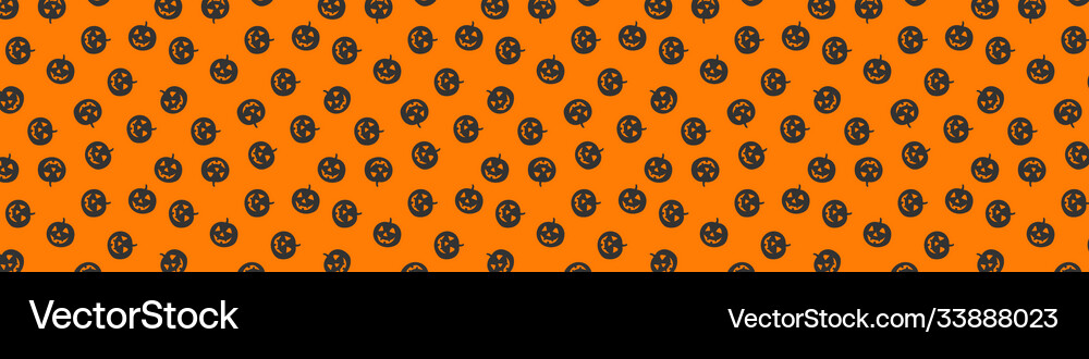 Halloween pattern happy background Royalty Free Vector Image
