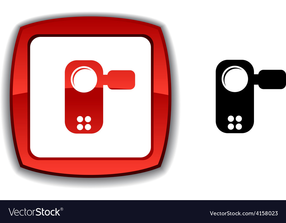 Video button Royalty Free Vector Image - VectorStock