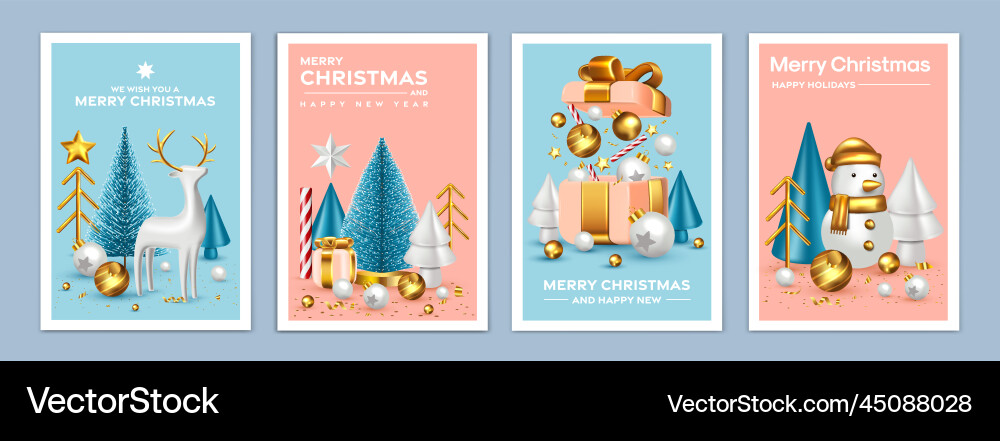 Christmas greeting card design 2023 Royalty Free Vector
