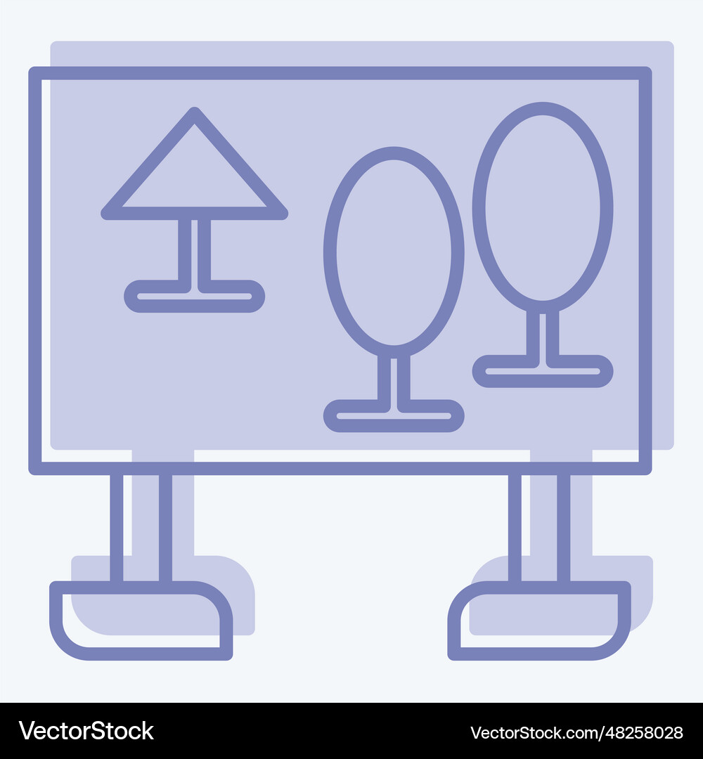 Icon map related to amusement park symbol two Vector Image