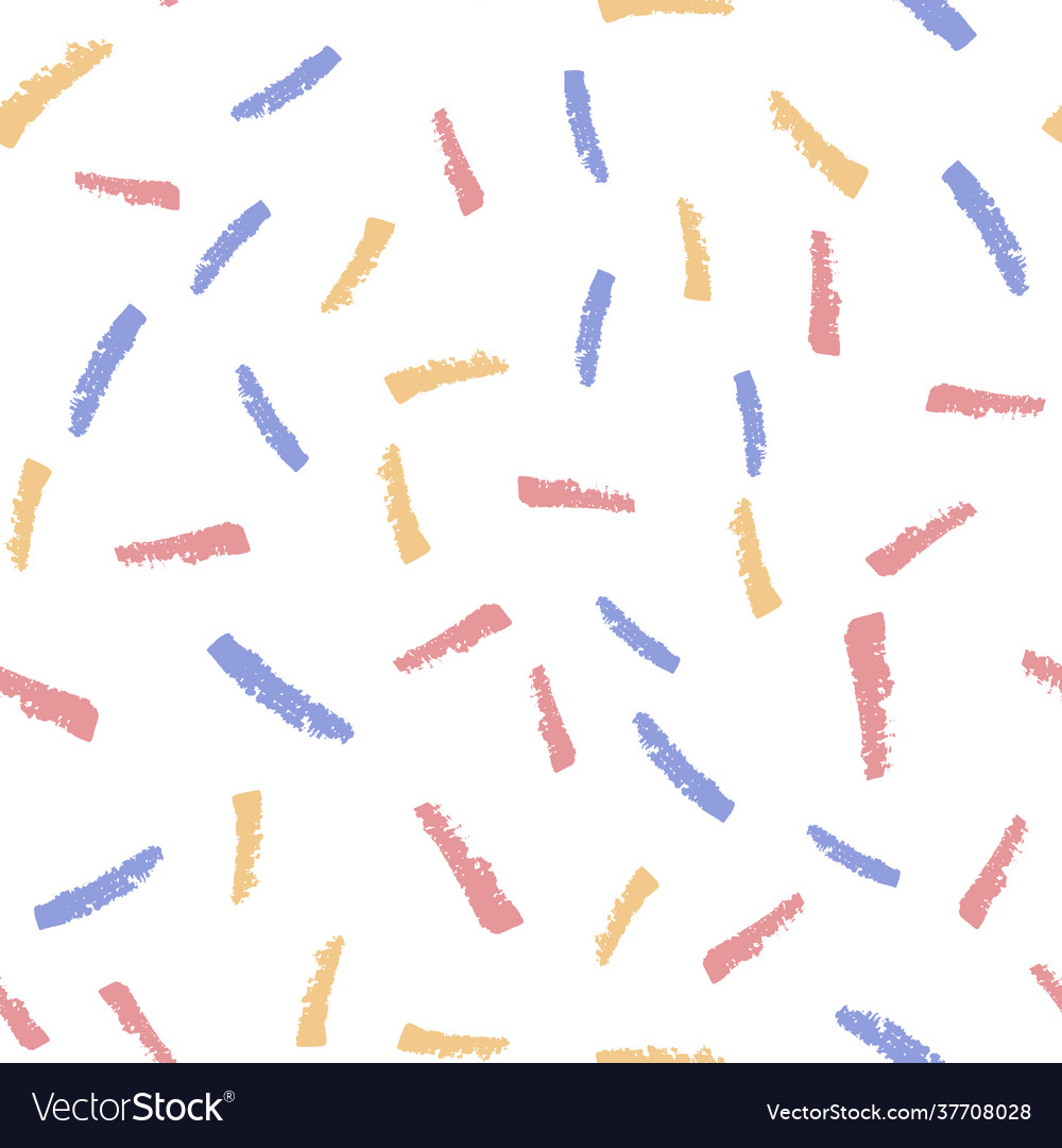 Seamless pattern with colored brush stroke Vector Image