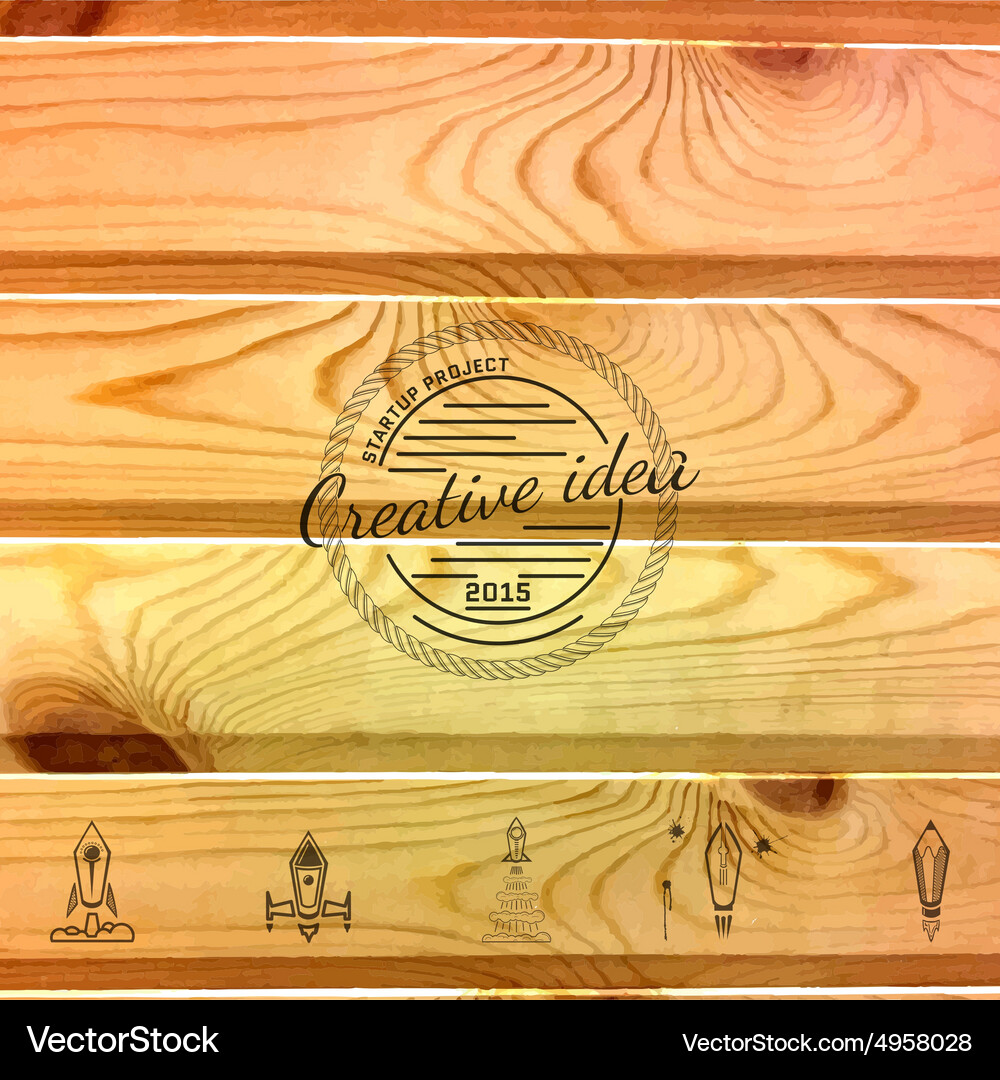 Startup project badges logos and labels for any Vector Image