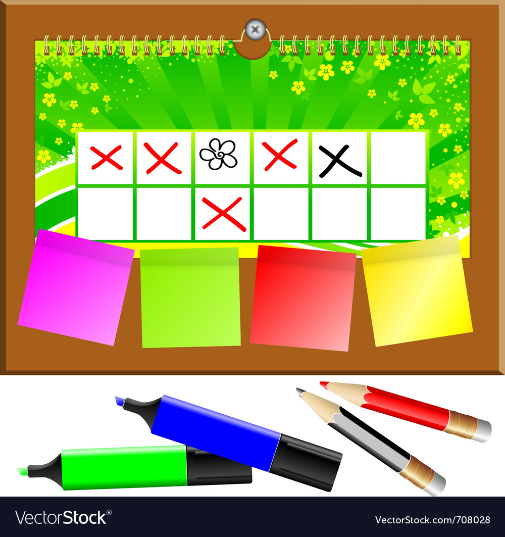 Stationary objects Royalty Free Vector Image - VectorStock