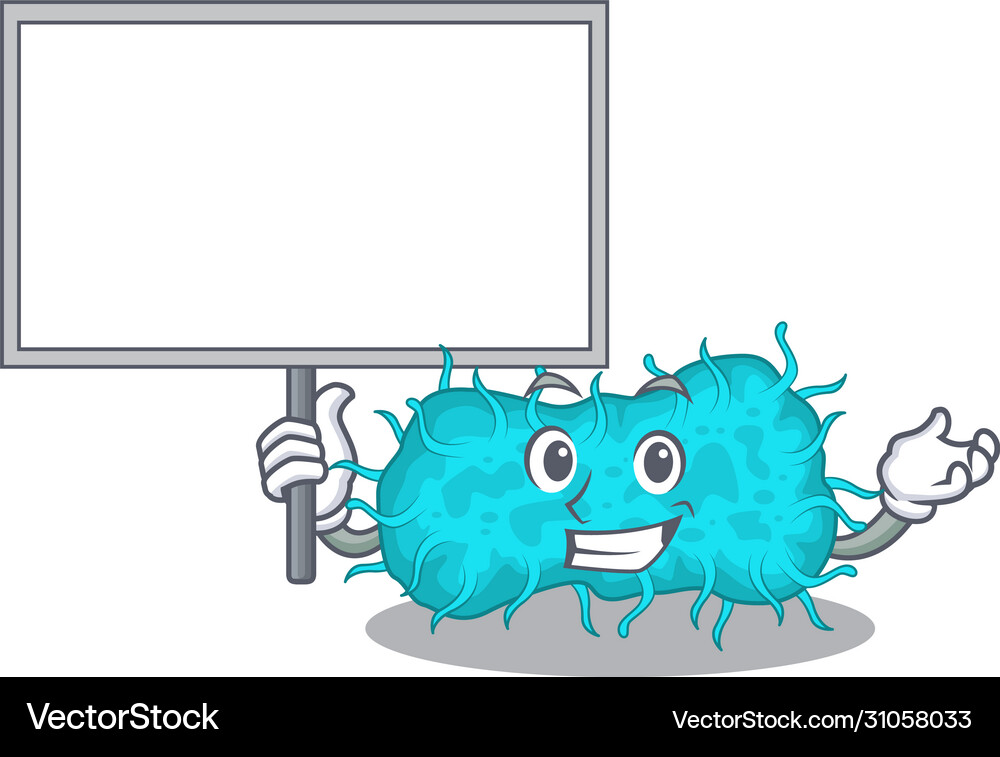 An icon bacteria prokaryote mascot design Vector Image