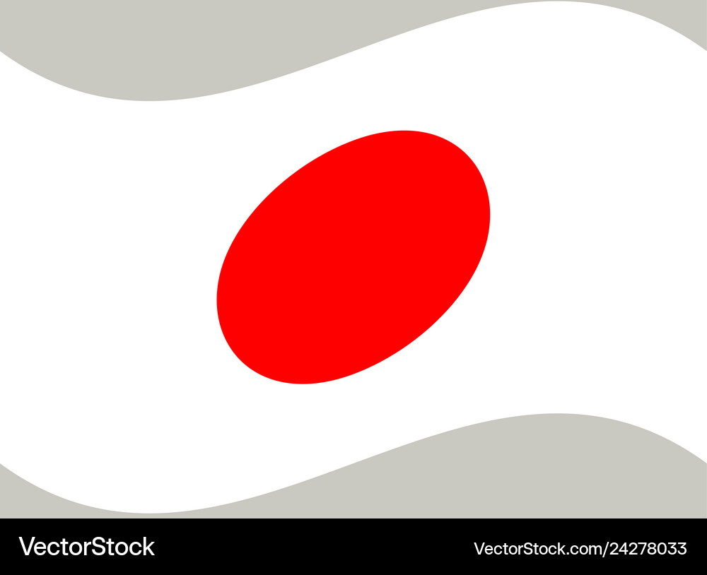 Japan flag japanese sun background Royalty Free Vector Image