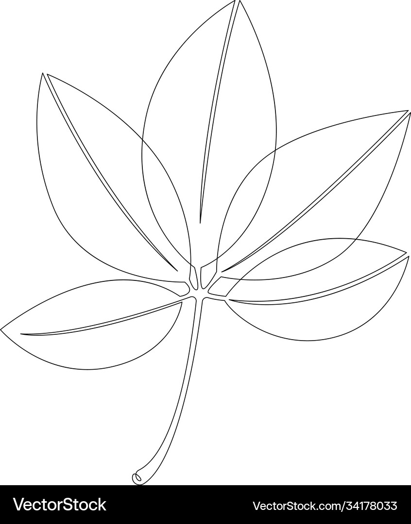 Living plant leaves a tree Royalty Free Vector Image