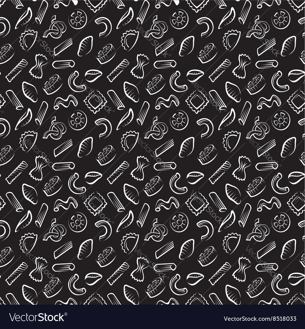 Pattern pasta Royalty Free Vector Image - VectorStock