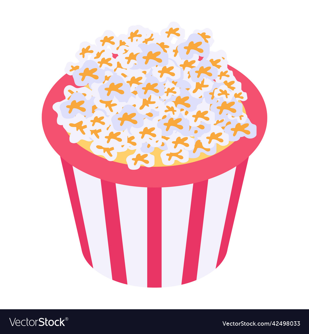 Popcorn Royalty Free Vector Image - VectorStock