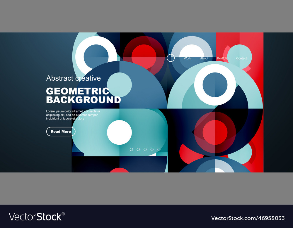 Simple circles and round elements pattern Vector Image