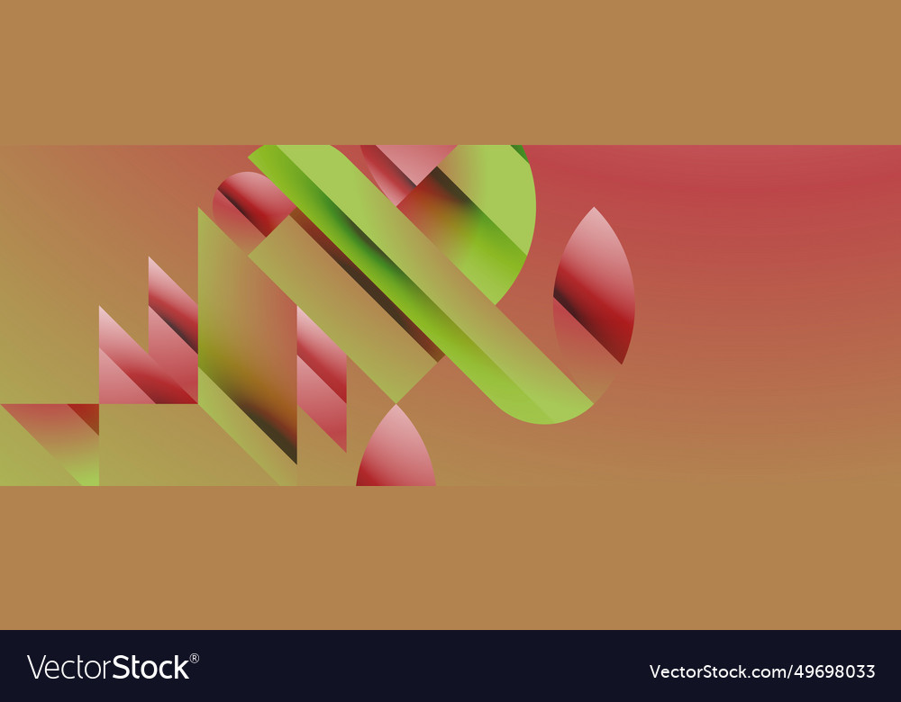 Simple geometric forms - dynamic Royalty Free Vector Image