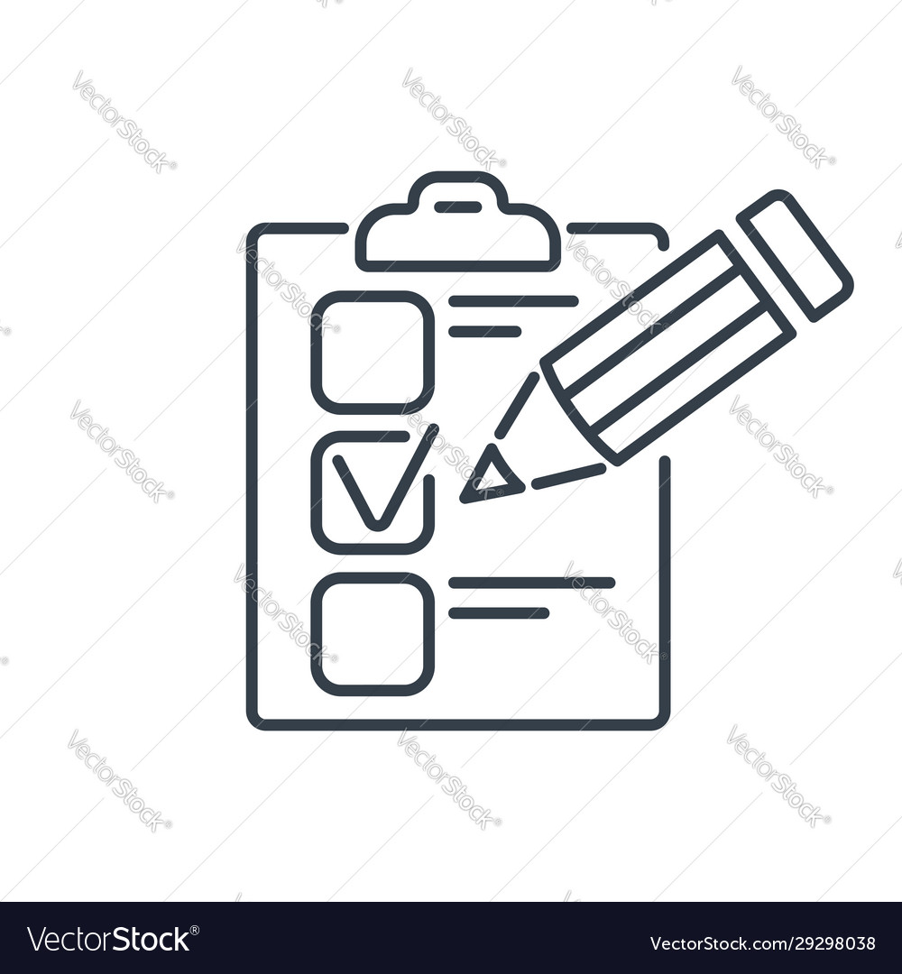 Test line icon Royalty Free Vector Image - VectorStock