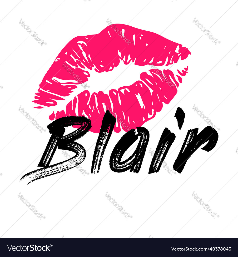 Blair Royalty Free Vector Image - VectorStock