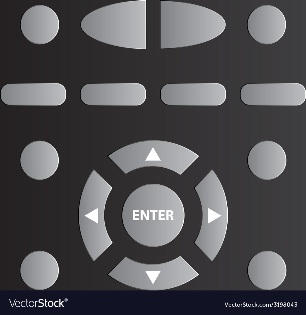 Remote tv control Royalty Free Vector Image - VectorStock