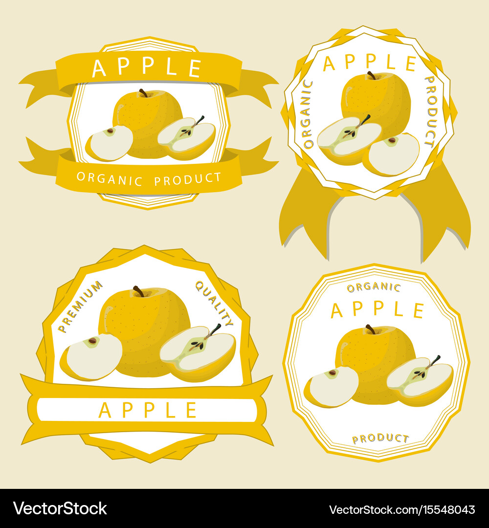Theme apple Royalty Free Vector Image - VectorStock