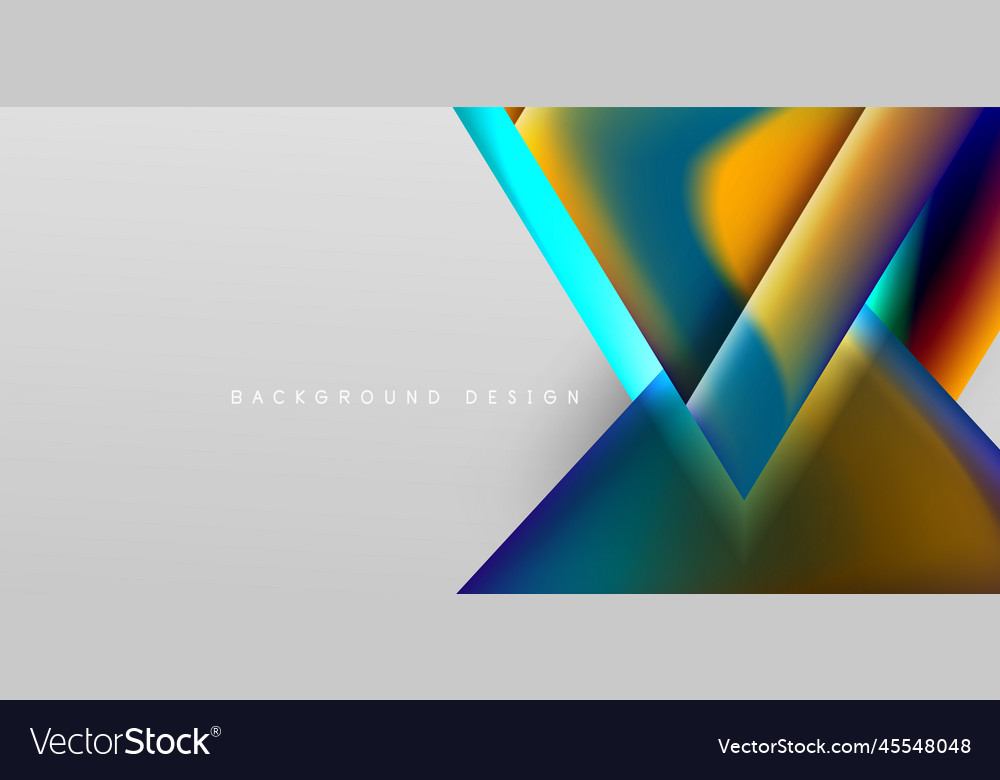 Abstract background with overlapping triangles Vector Image