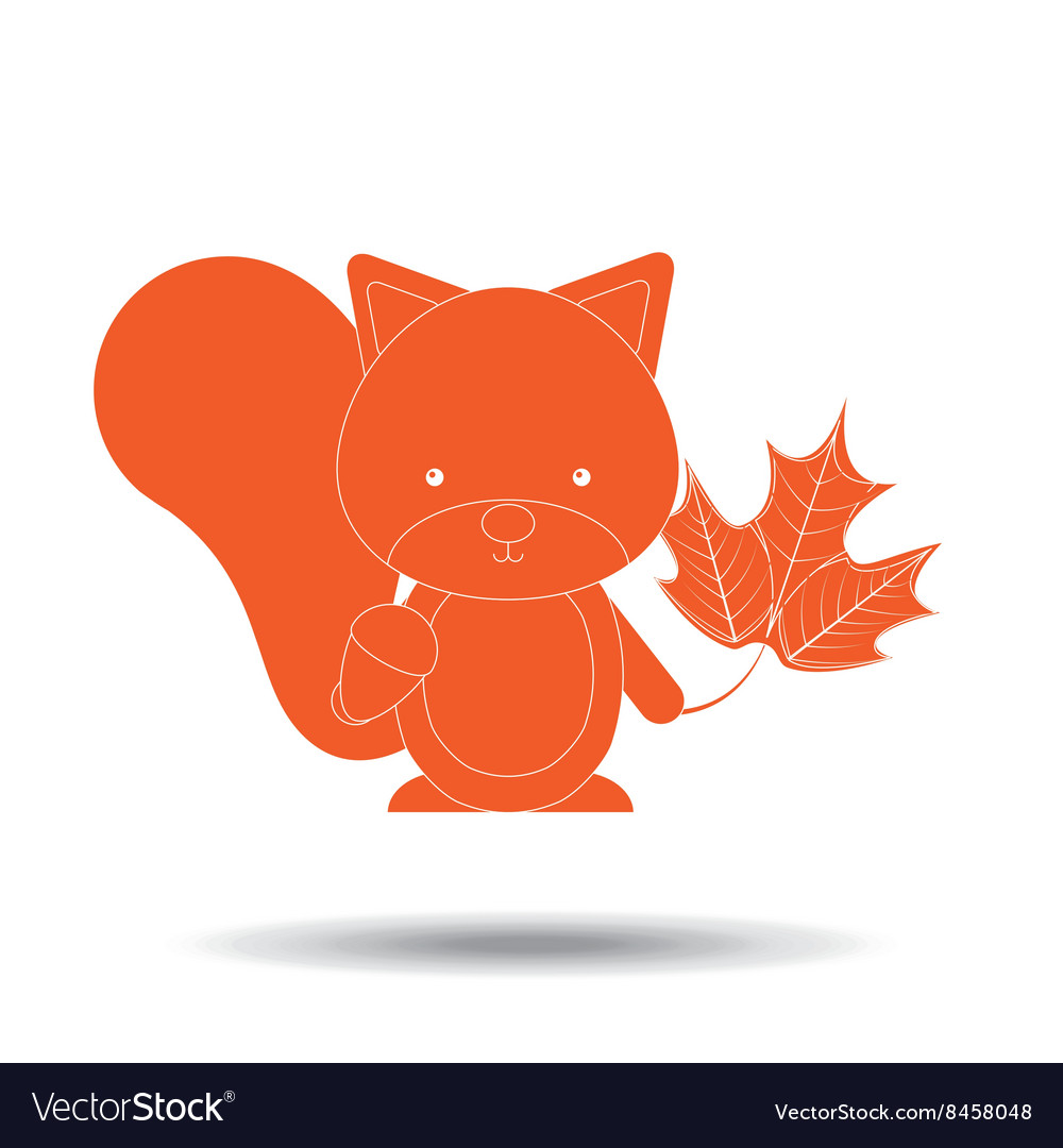 Animals fall design Royalty Free Vector Image - VectorStock