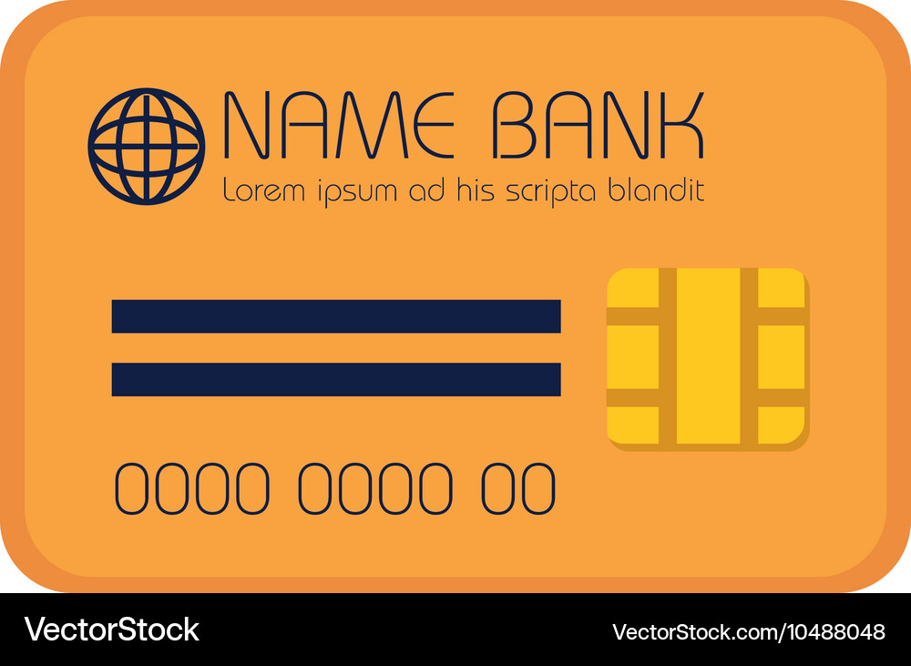 Bank card money Royalty Free Vector Image - VectorStock