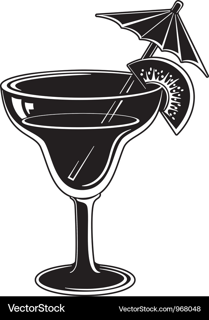 Black Drink Pictogram - Glass Royalty Free Vector Image
