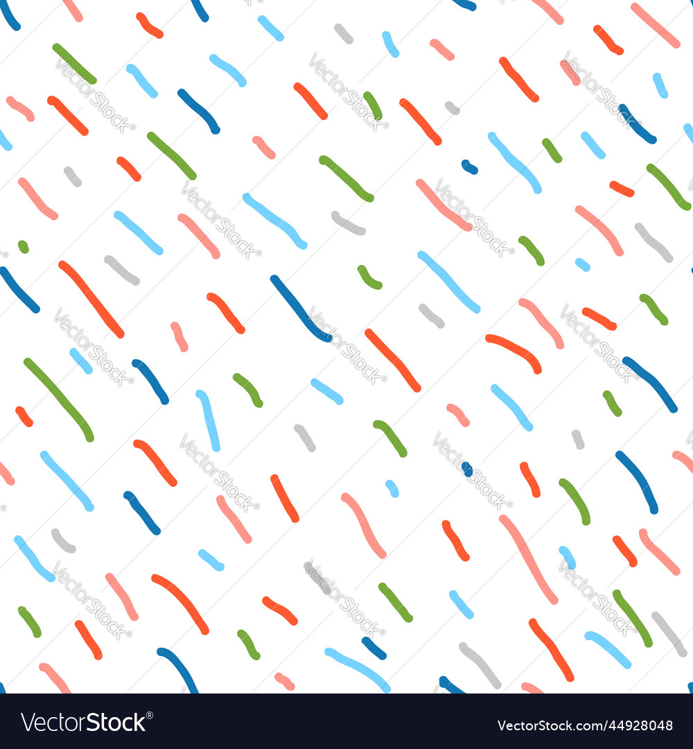 Doodle geometric seamless pattern Royalty Free Vector Image