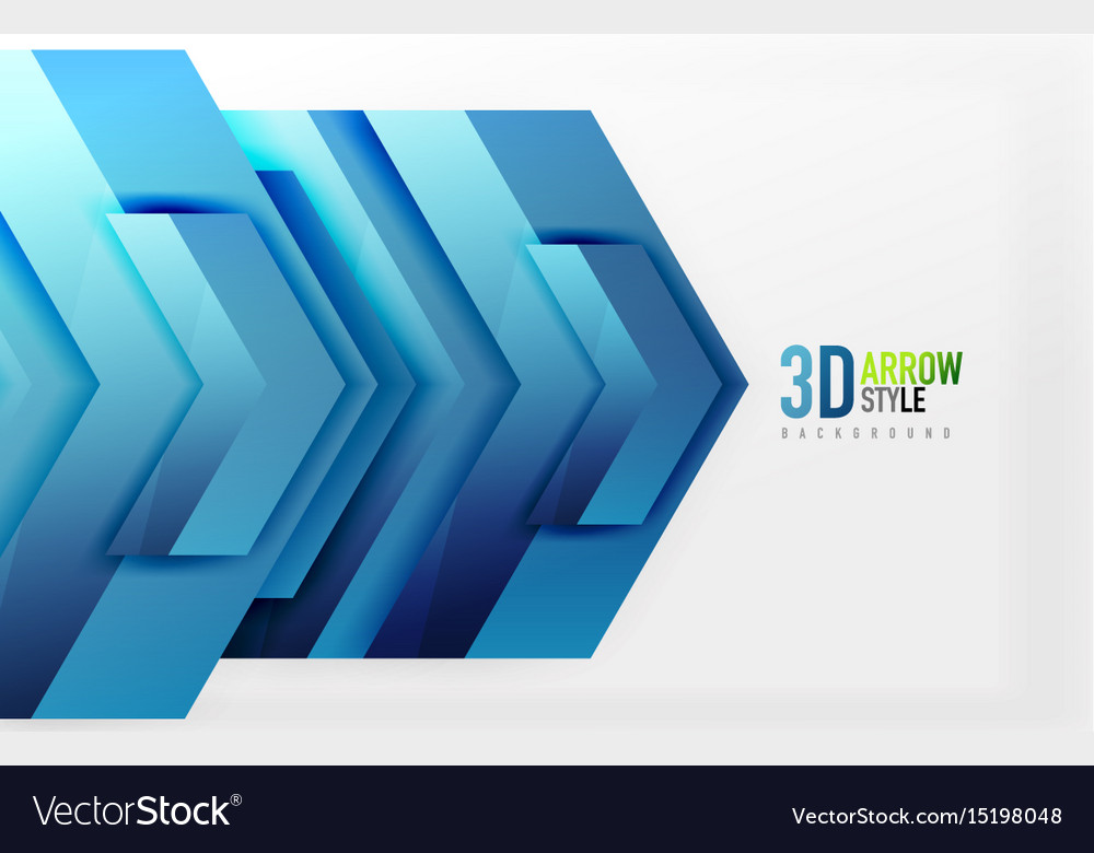 Techno arrow background Royalty Free Vector Image
