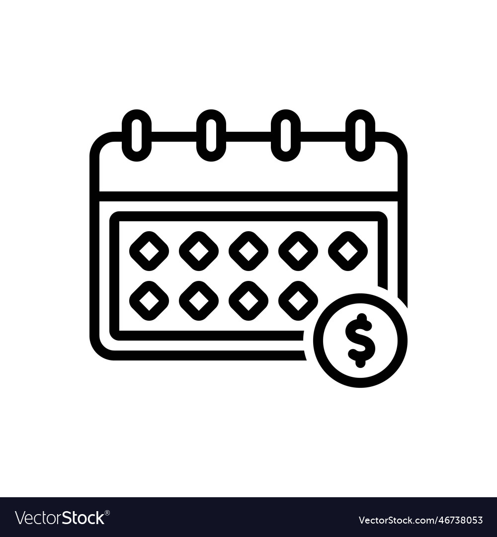 Annually Royalty Free Vector Image - VectorStock