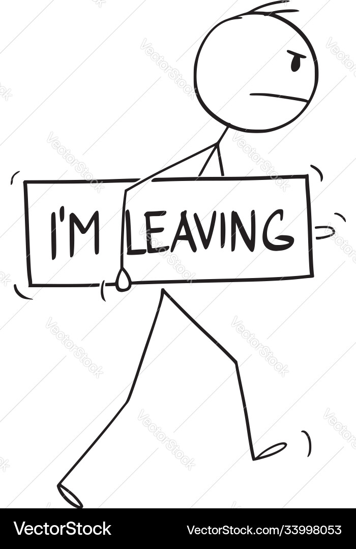 Cartoon angry unhappy dissatisfied or Royalty Free Vector