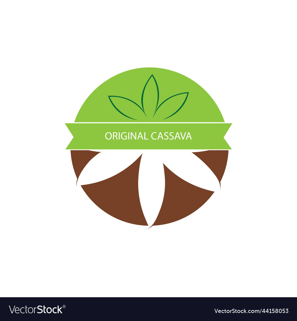 Cassava Icon Logo Royalty Free Vector Image Vectorstock