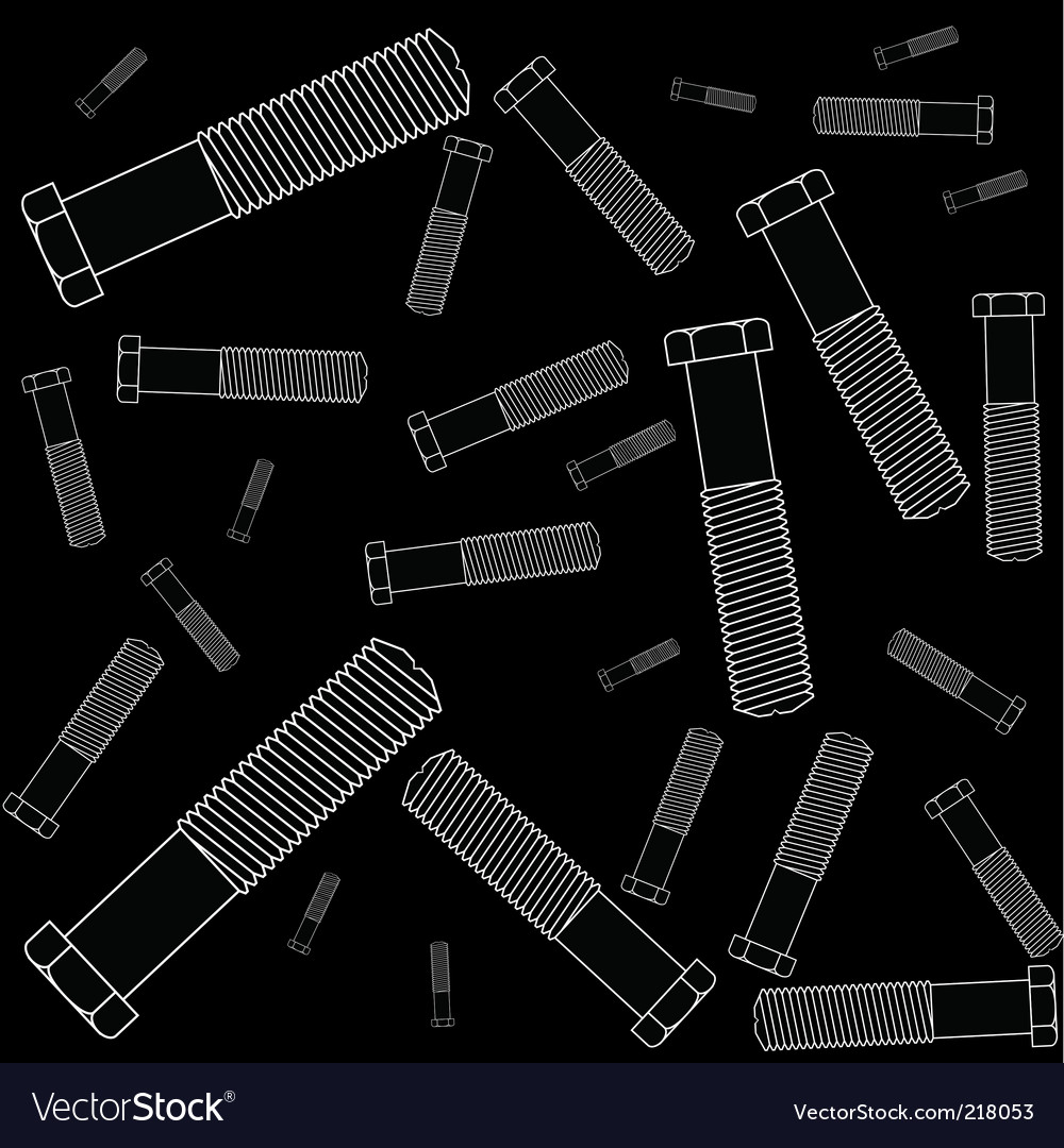 Screws pattern Royalty Free Vector Image - VectorStock