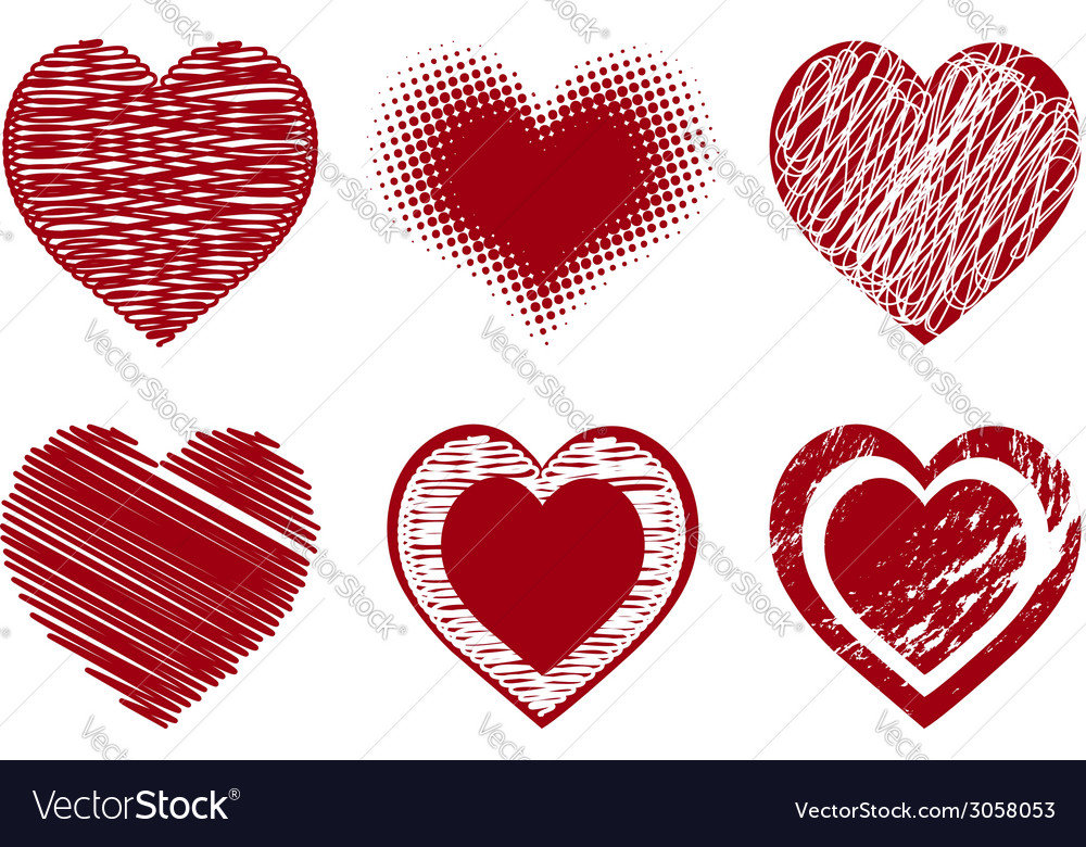 Valentines heart Royalty Free Vector Image - VectorStock