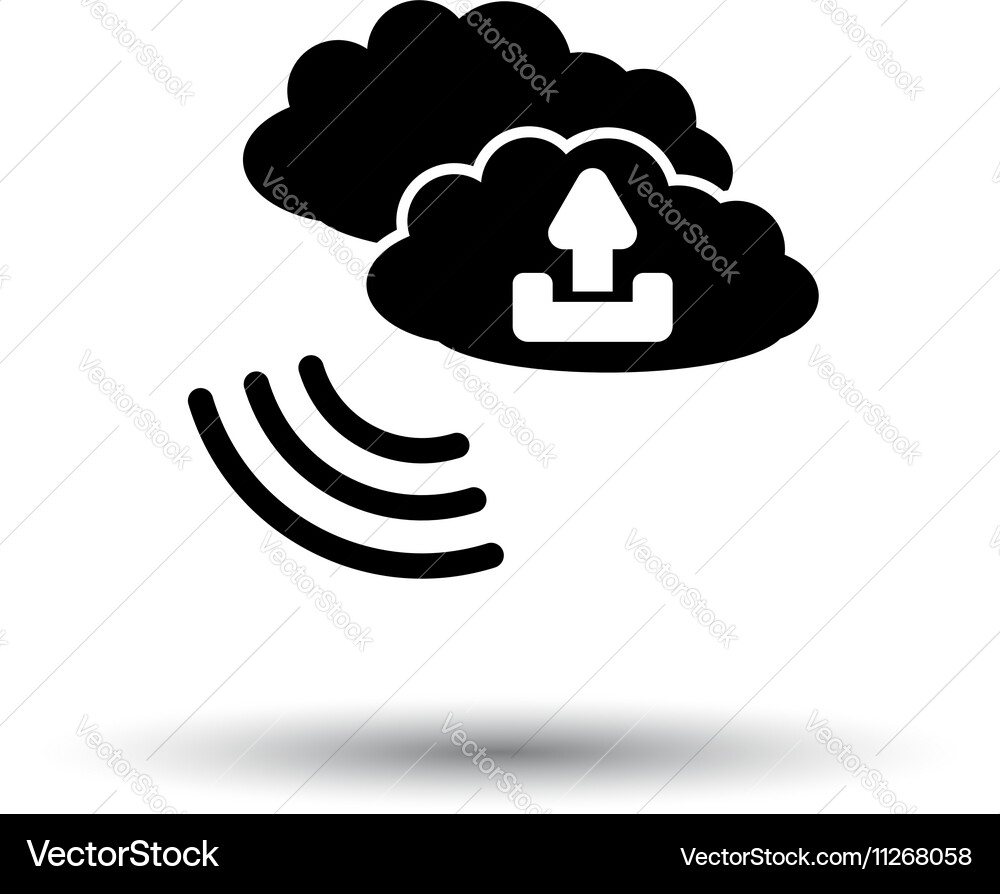 Cloud connection icon Royalty Free Vector Image