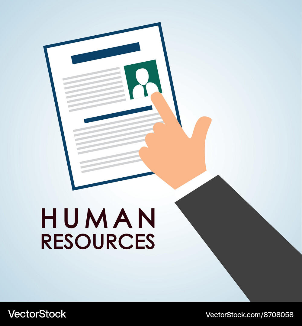 Human resources design people icon employee Vector Image