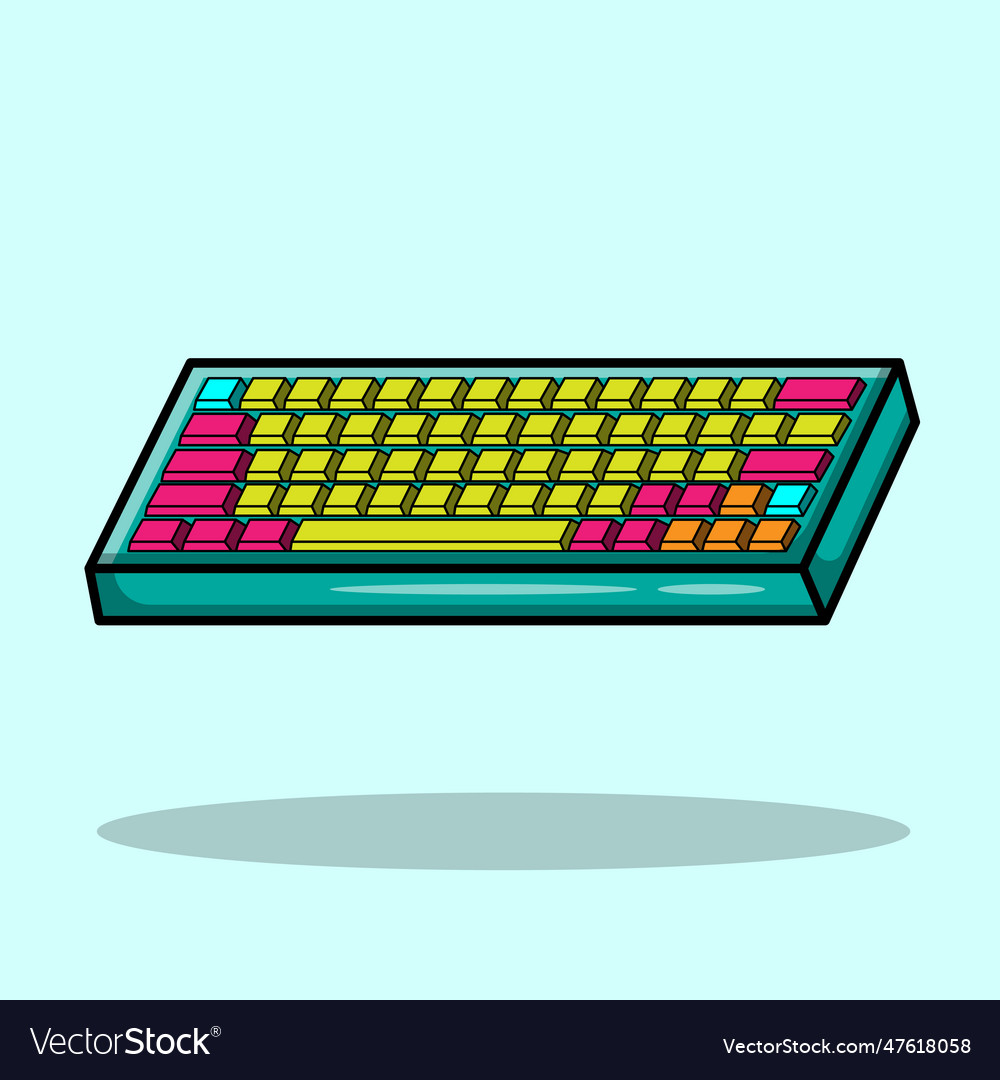 Keyboard Royalty Free Vector Image - VectorStock