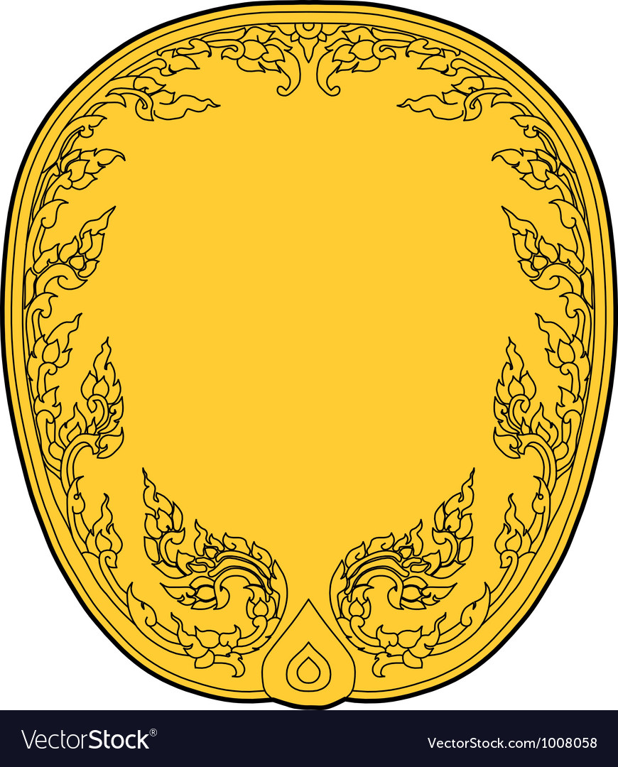 Thai pattern graphic Royalty Free Vector Image