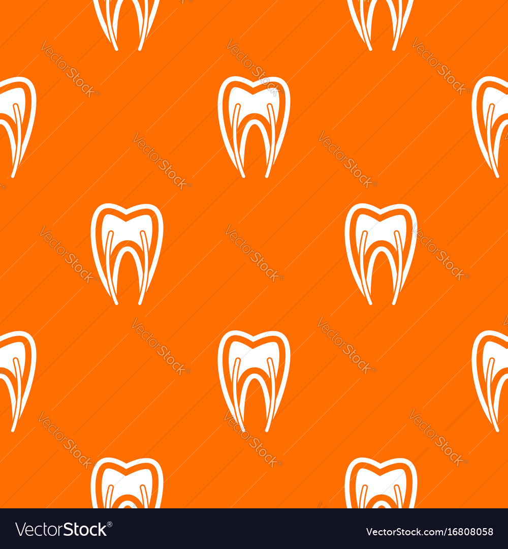 Tooth cross section pattern seamless Royalty Free Vector