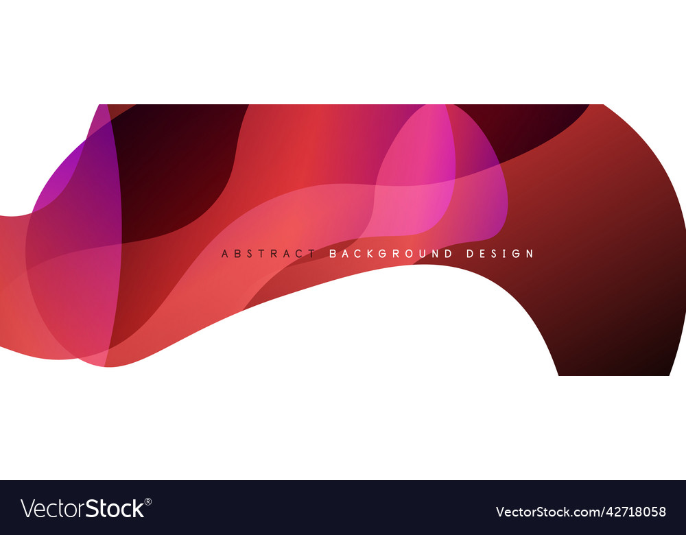 Trendy simple fluid color gradient abstract Vector Image