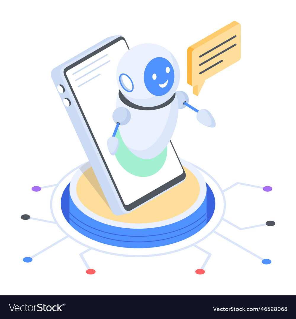 Auto chat Royalty Free Vector Image - VectorStock