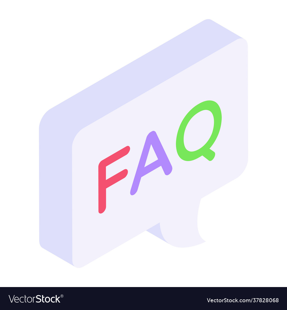 Faq Royalty Free Vector Image - VectorStock