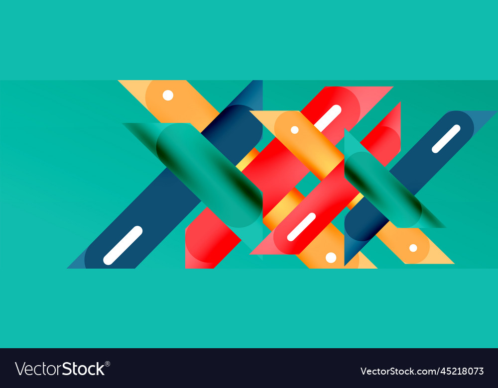Background overlapping lines dynamic Royalty Free Vector