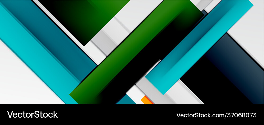 Color abstract lines trendy geometric background Vector Image