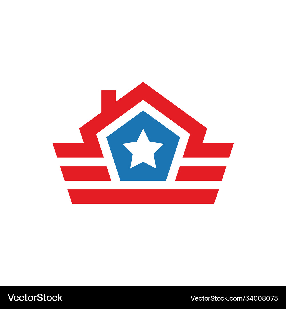Country real estate logo Royalty Free Vector Image