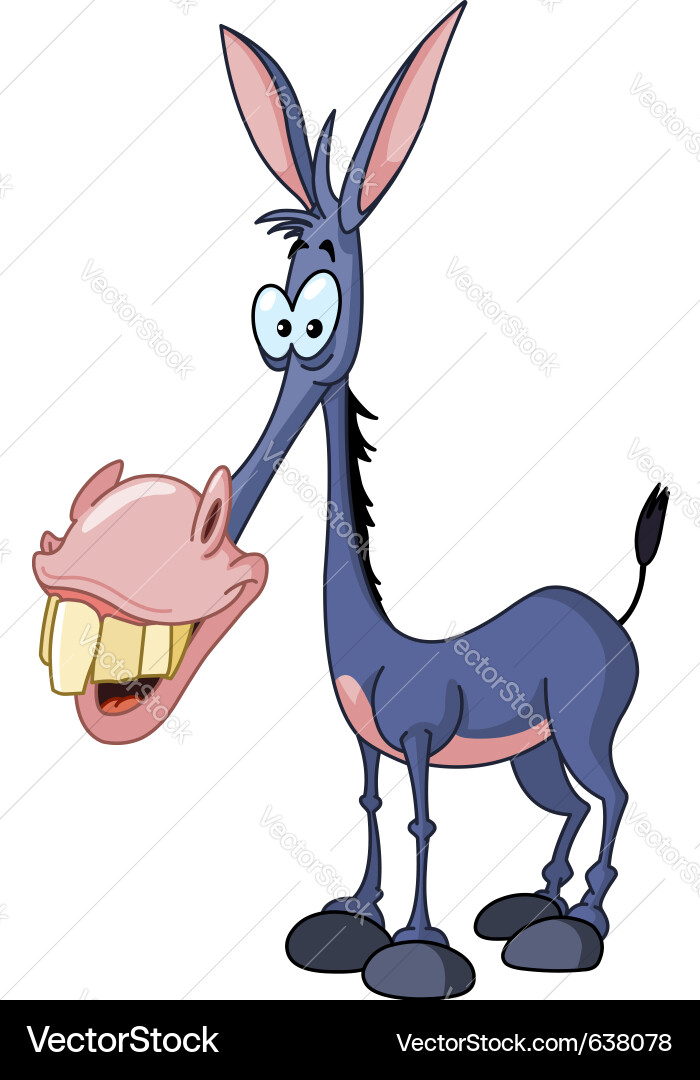 Donkey Royalty Free Vector Image - VectorStock