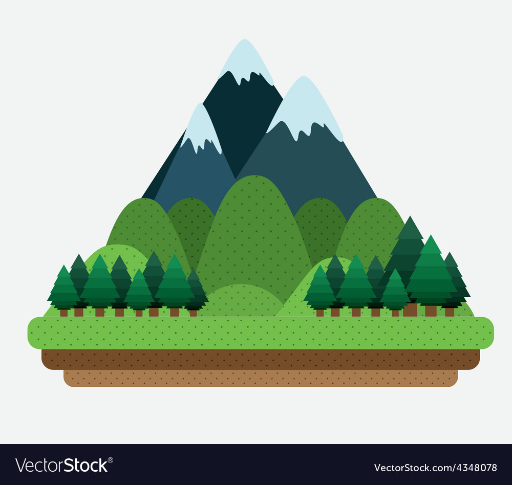 Landscape design Royalty Free Vector Image - VectorStock