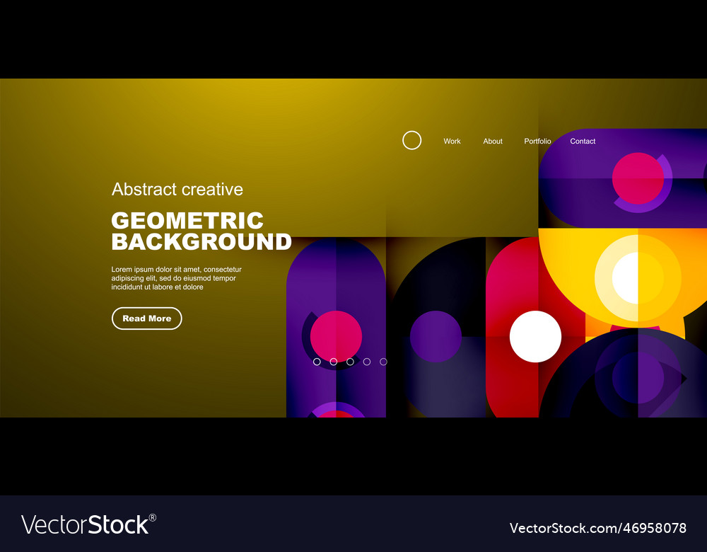 Simple circles and round elements pattern Vector Image