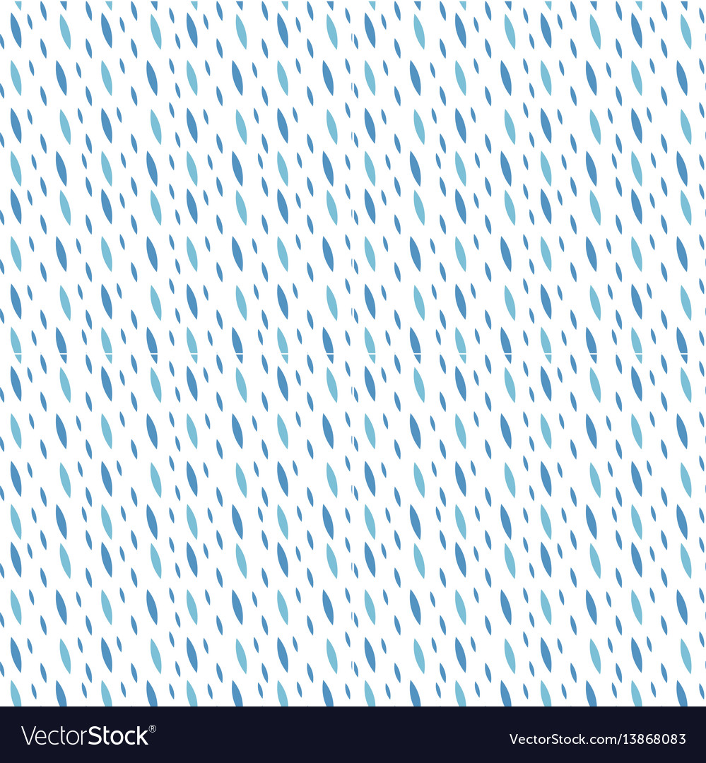 Rain drops pattern seamless Royalty Free Vector Image