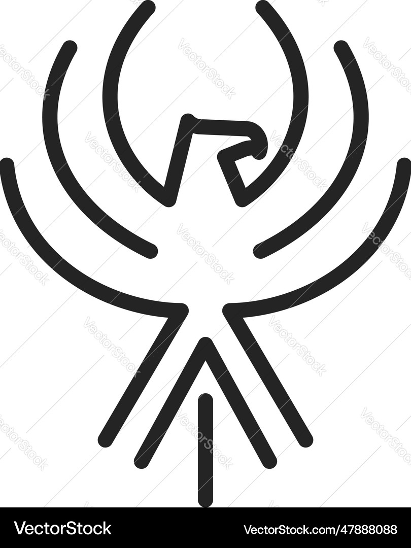 Hawk logo template icon brand identity isolated – Royalty-Free Vector ...