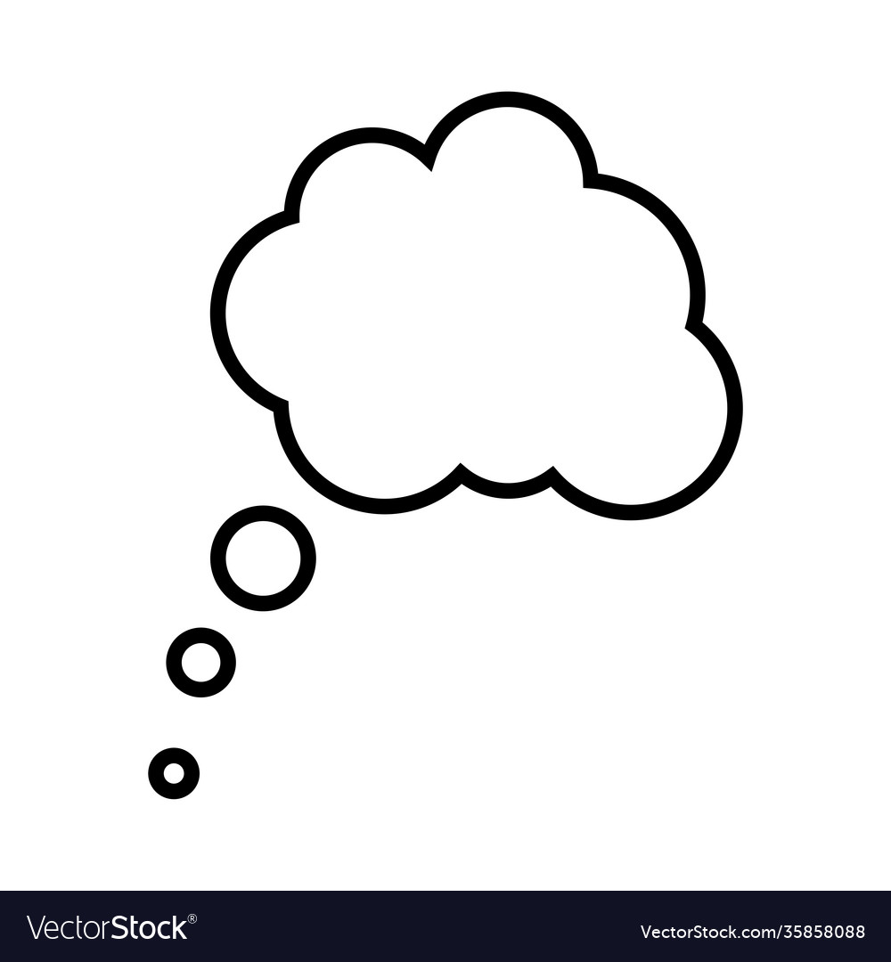 Speech bubbles isolated on white background Vector Image