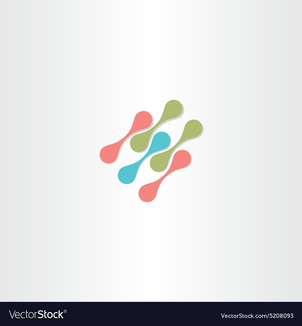 Digital electronics logo design Royalty Free Vector Image