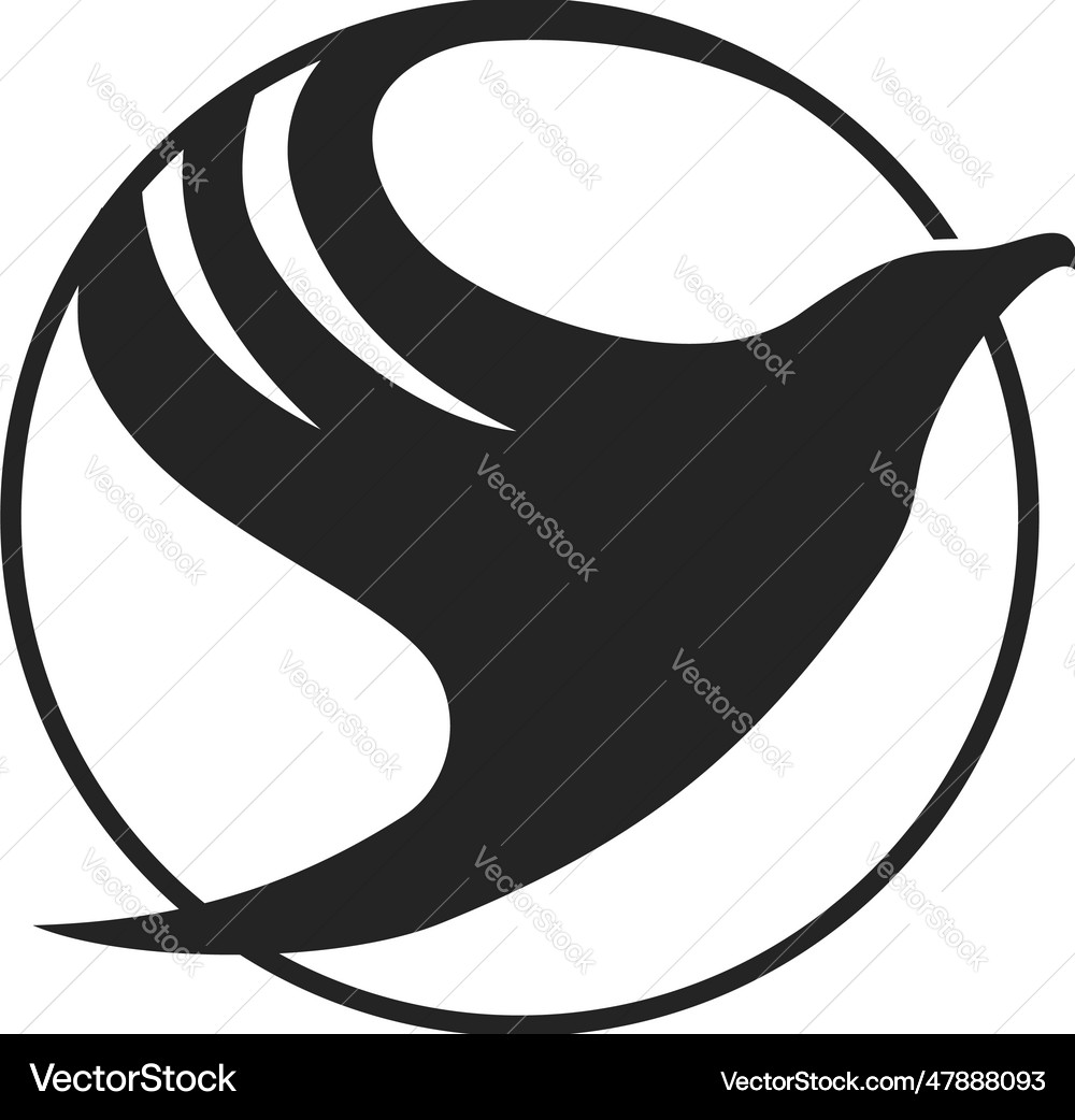 Hawk logo template icon brand identity isolated Vector Image